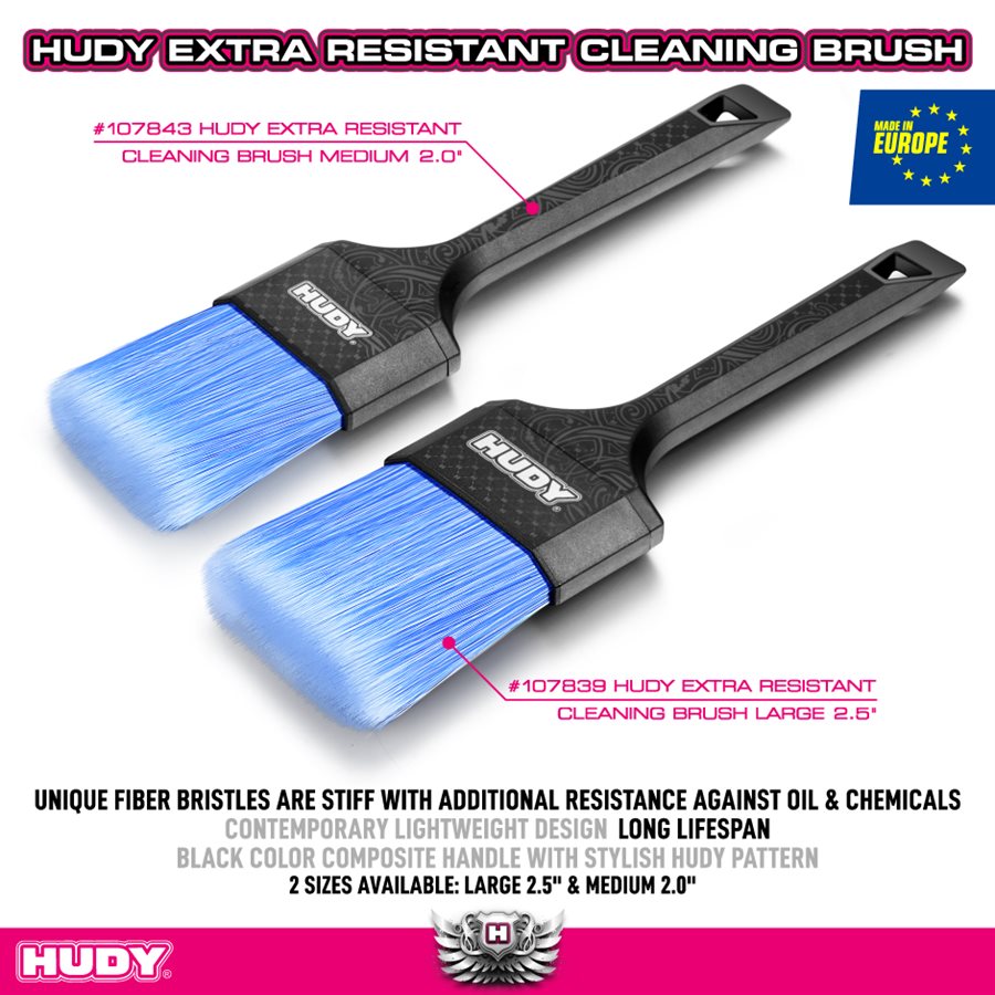 HUDY CLEANING BRUSH - EXTRA RESISTANT - 2.0"
